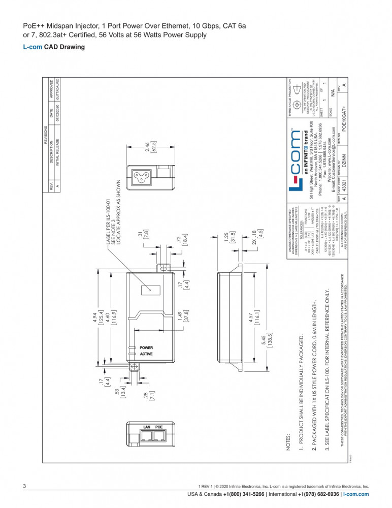POE10GAT+ technical document page 3