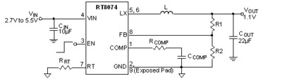 RT8064 - 2A, 2MHz, Synchronous Step-Down Converter
