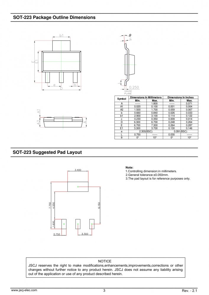B772 datasheet page 3
