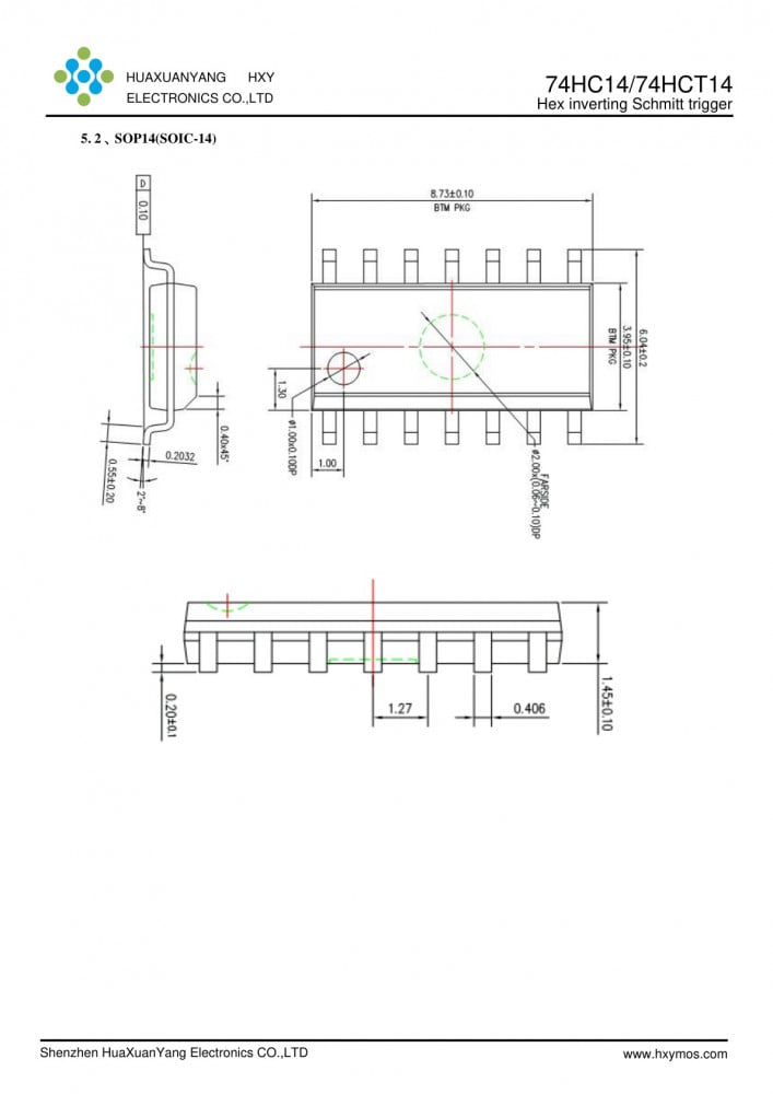 74HC14-HXY datasheet page 9