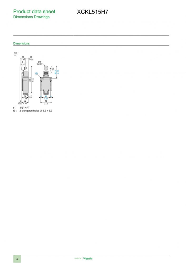 XCKL515H7 technical document page 4