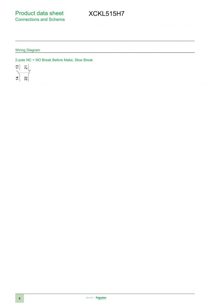 XCKL515H7 technical document page 6