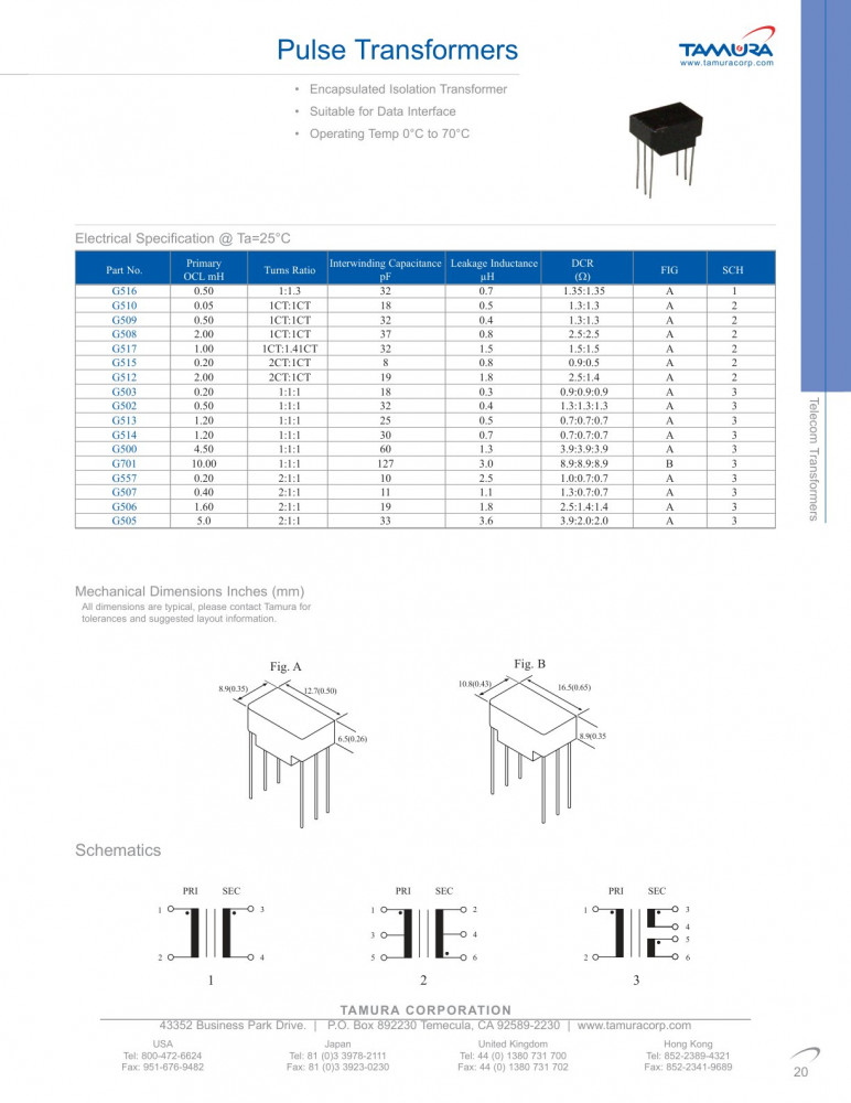 G509 transformer product documentation image