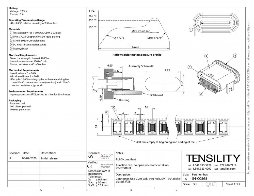 54-00565 product drawing, page 2