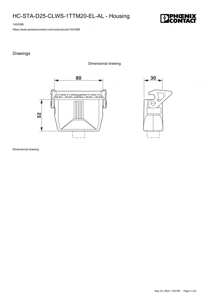 Phoenix Contact 1424386 technical document page 3