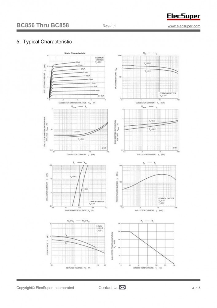 BC856 B datasheet page 3