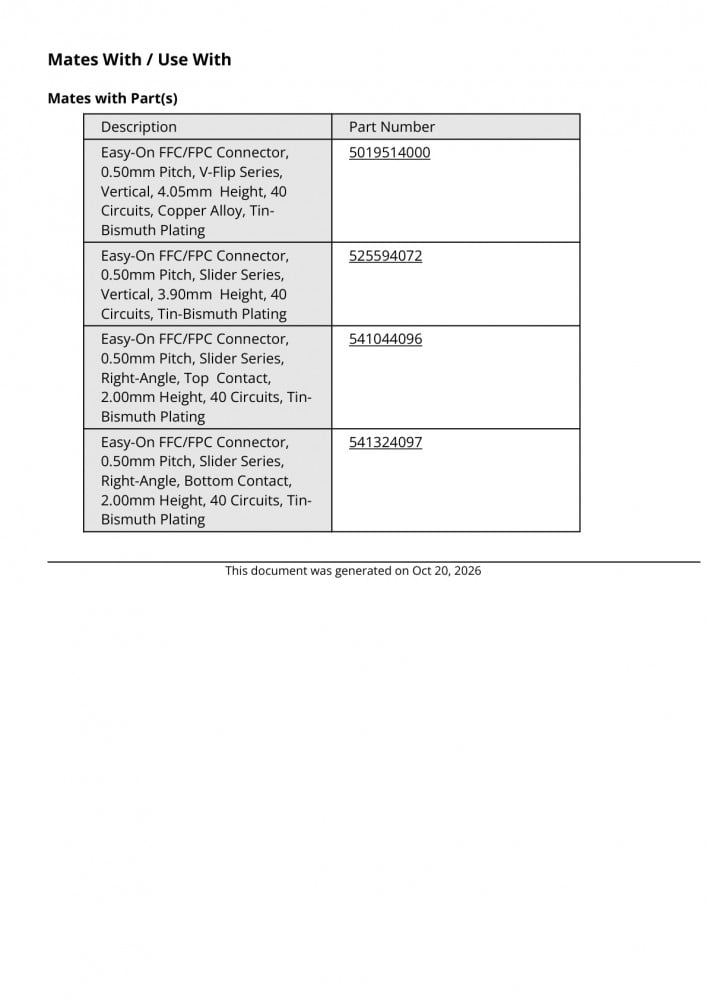 MOLEX 151660431 technical document image, page 3