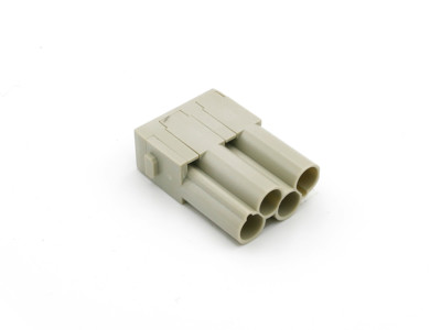 Heavy-Duty Screw Terminal Insert, Male, 10-Pole, 16A, without Wire Protection, Silver (Ag) Plated Contacts, Size 10A «49x16»