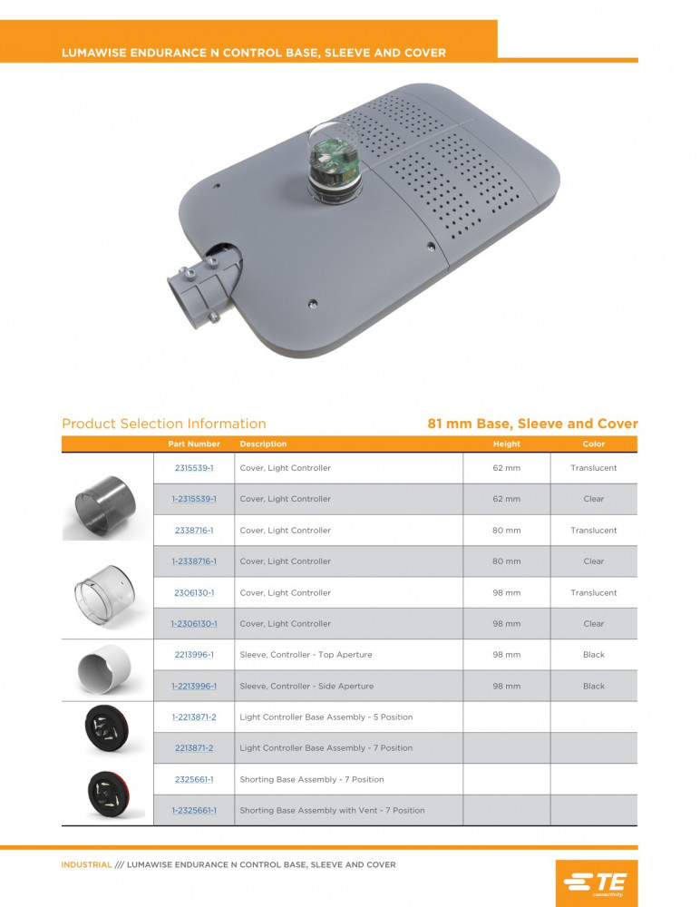 TE Connectivity LUMAWISE ENDURANCE N document page 3
