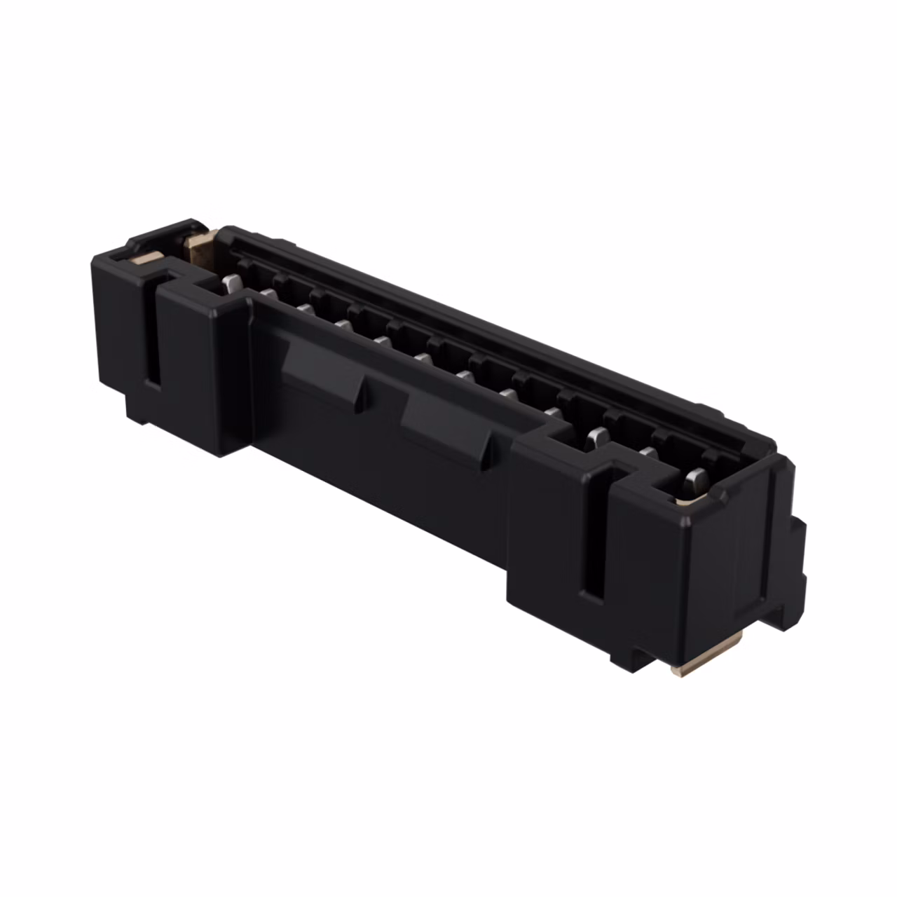 1.50mm Pitch, Micro-Lock Plus PCB Header, Single Row, Right Angle, Surface Mount, Tin-Bismuth Plating, Positive Lock, 12 Circuits, Black for sale