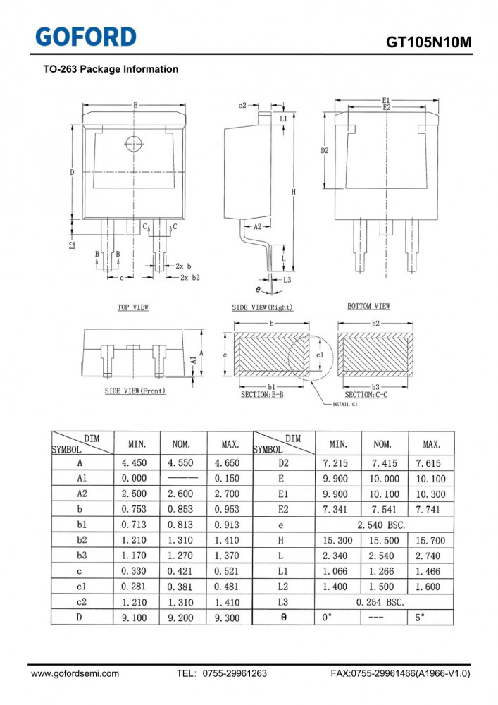 GT105N10M datasheet page 6