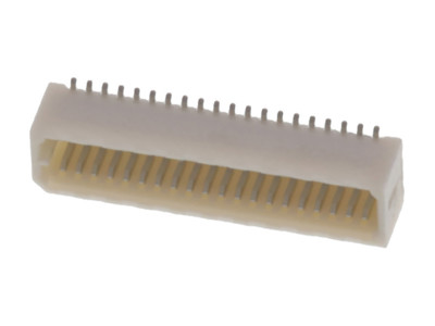 0.635mm Pitch SlimStack Header, Surface Mount, Dual Row, Vertical Stacking, 10.00 and 16.00mm Stacking Heights, 40 Circuits, with Tube Packaging