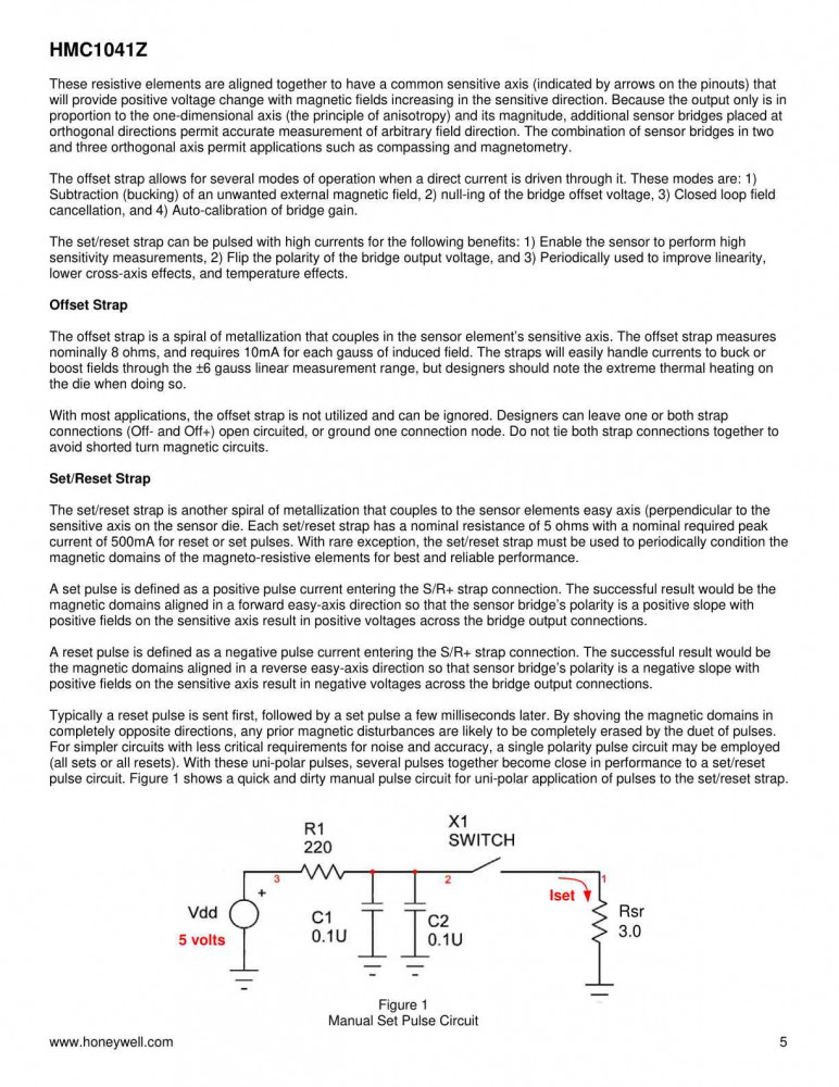 HMC1041Z technical document page 5