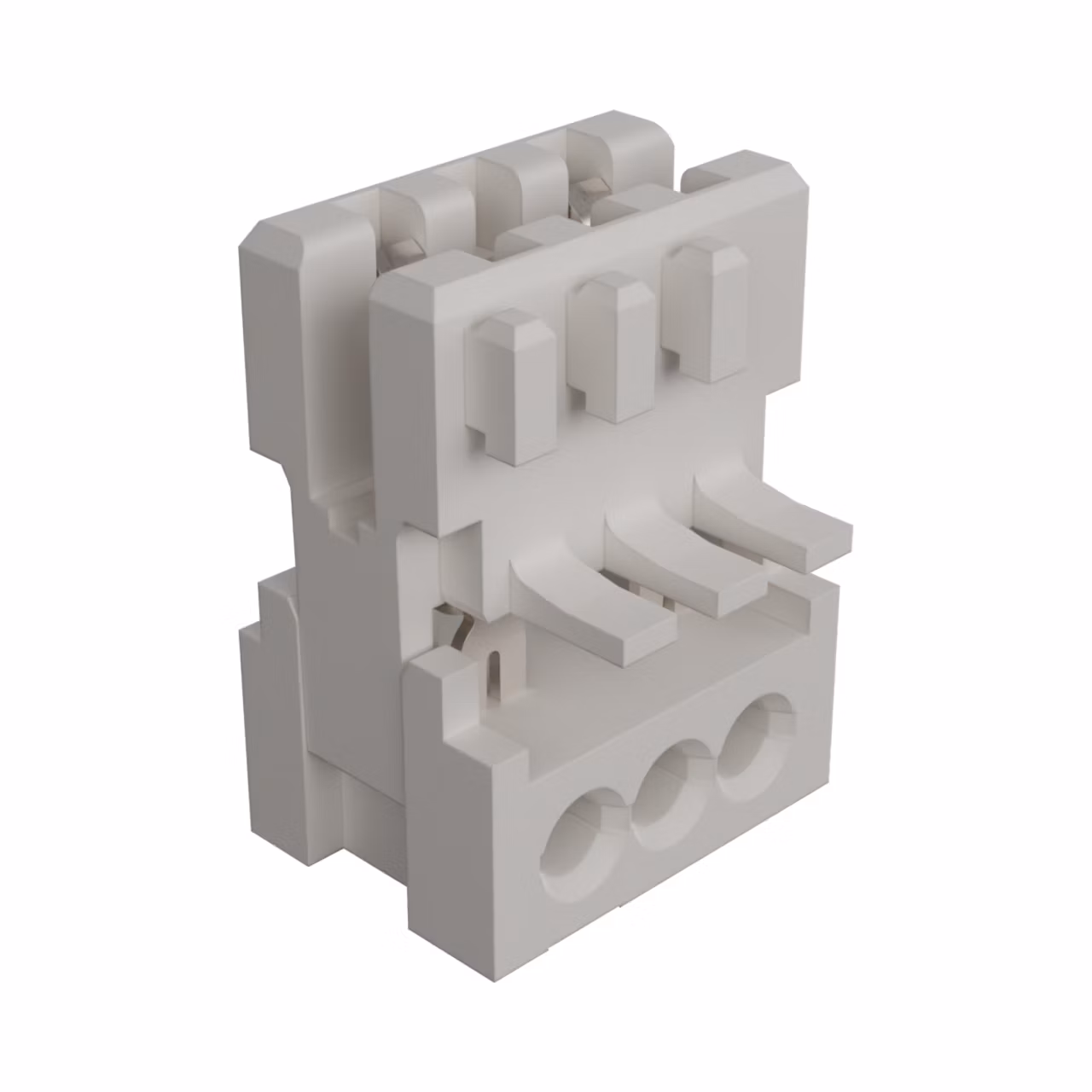 Appli-Mate RAST 2.5 Female Connector, 5.00mm Pitch, 2 Circuits, Position A Removed, Open Endwalls, with Blue Stripe for sale