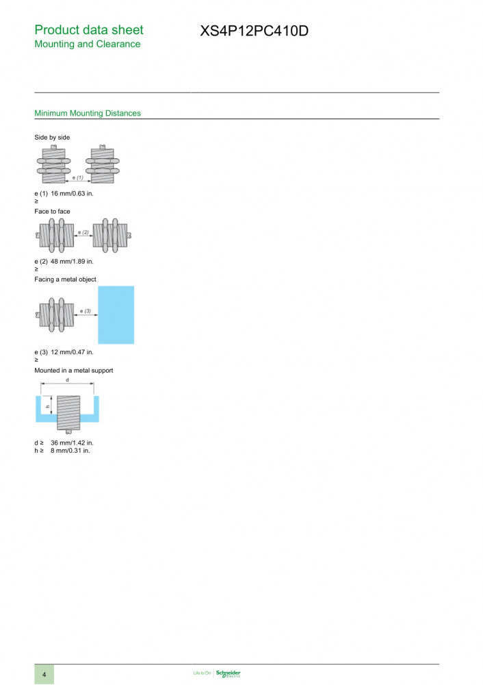 XS4P12PC410D technical document page 4