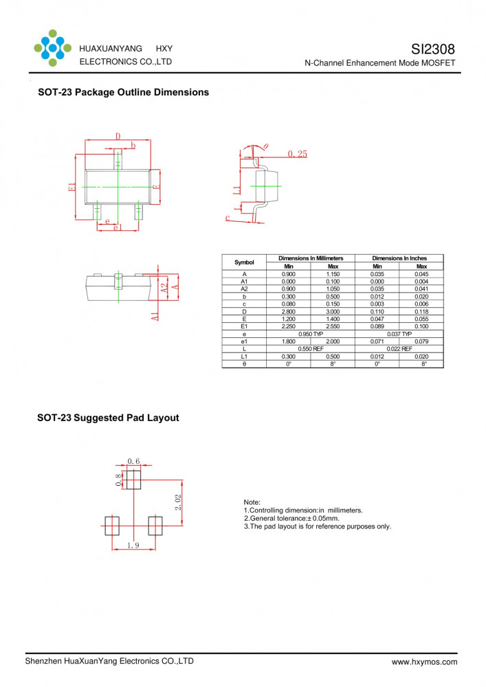 SI2308 datasheet page 5