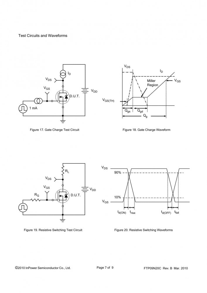 FTP09N20C datasheet page 7