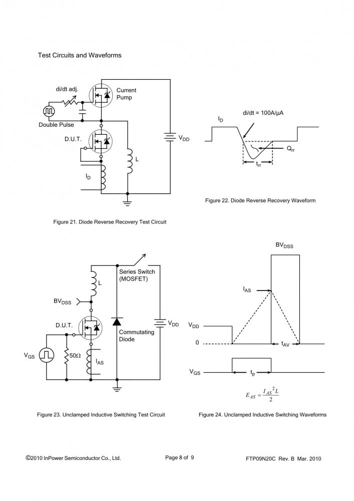 FTP09N20C datasheet page 8