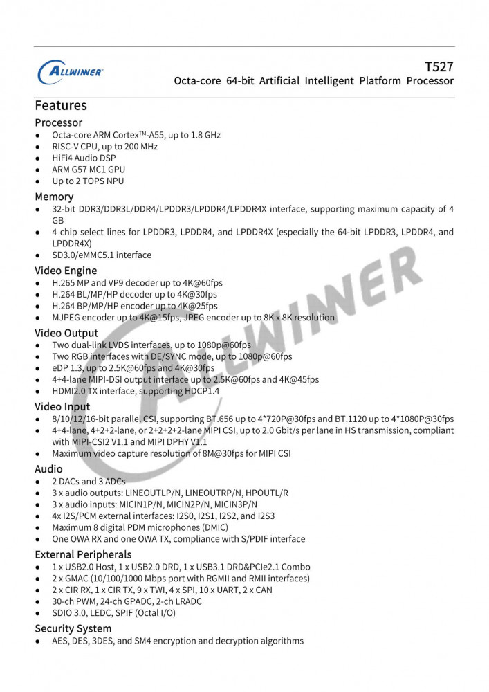 T527M00X0DCH datasheet page 1