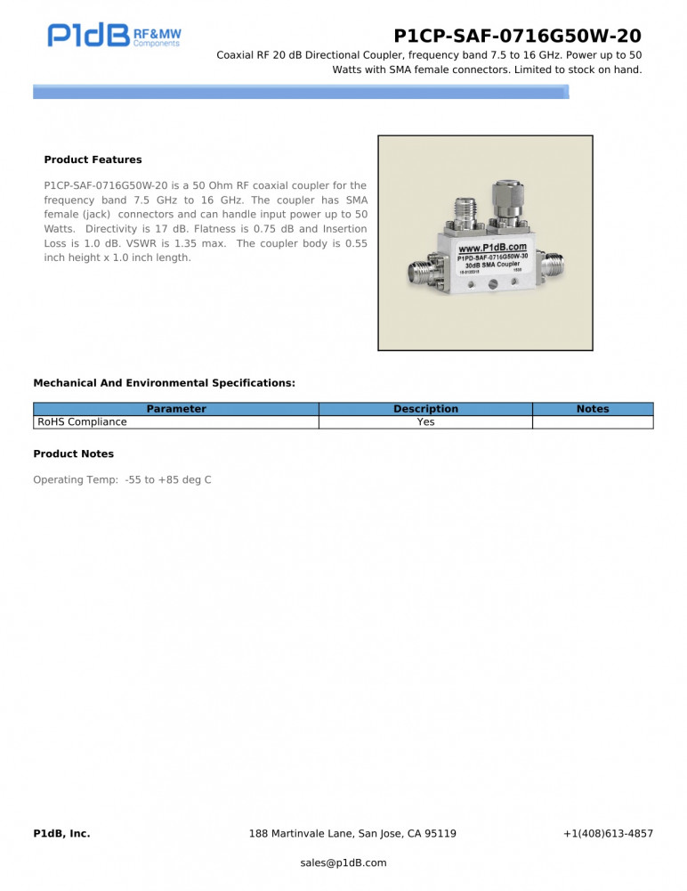 P1CP-SAF-0716G50W-20 product documentation image
