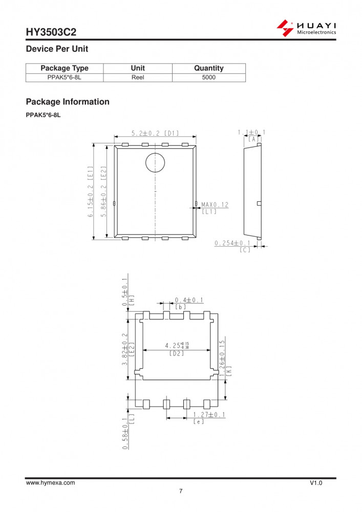 HY3503C2 datasheet page 7