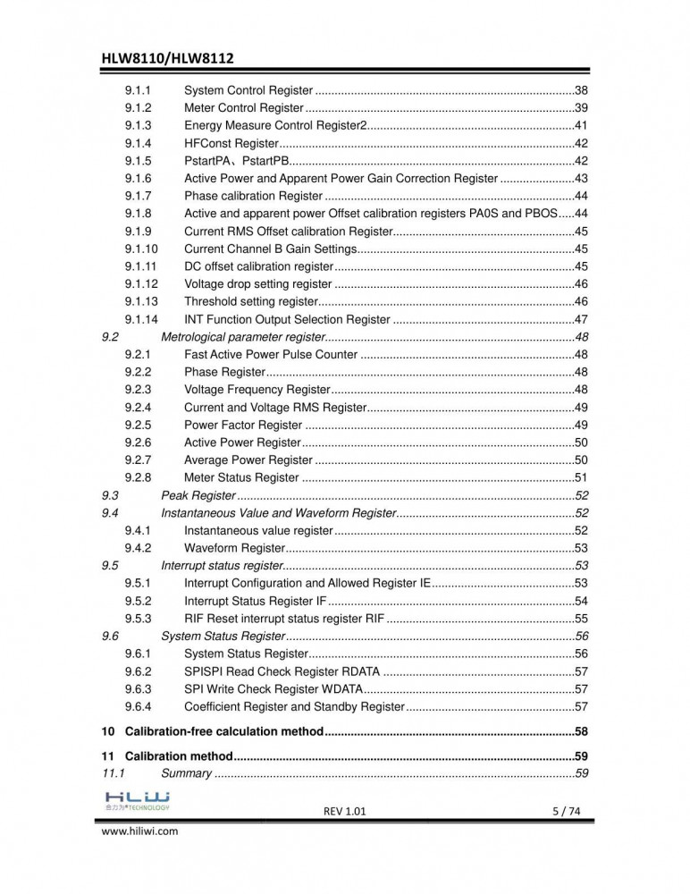 HLW8112 datasheet page 5