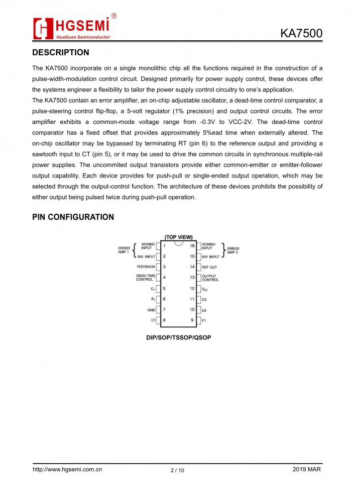 KA7500N datasheet page 2