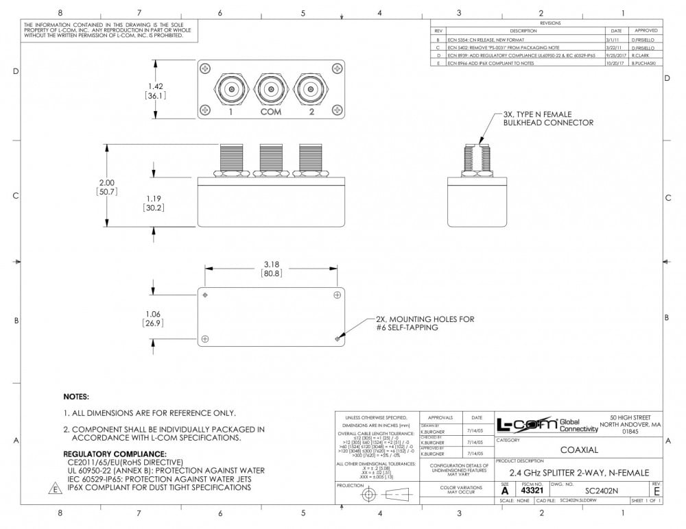 SC2402N technical document page