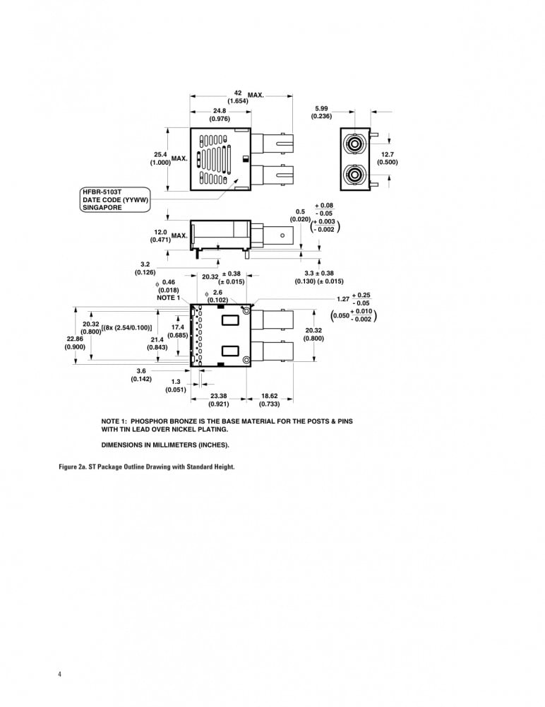 HFBR-5103T datasheet page 4