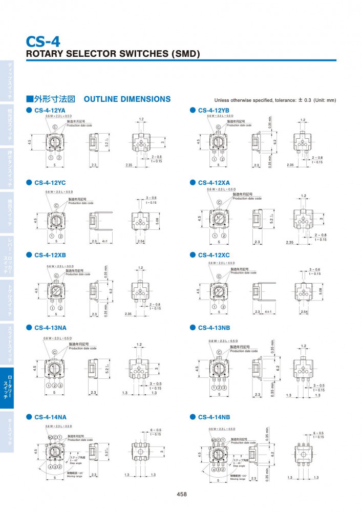 Nidec CS-4 datasheet page 4