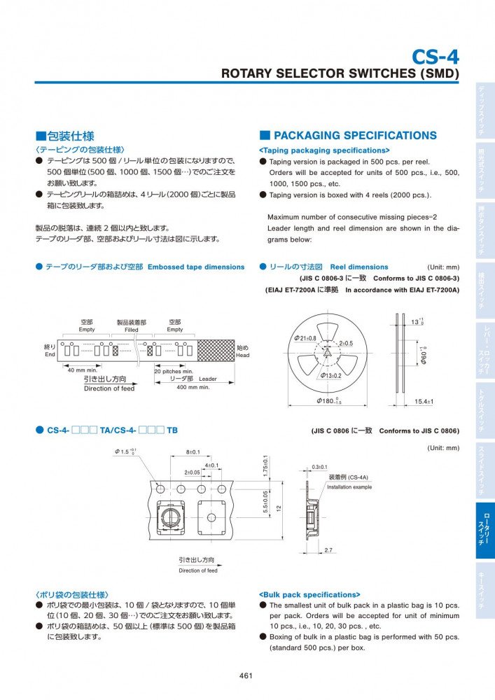 Nidec CS-4 datasheet page 7
