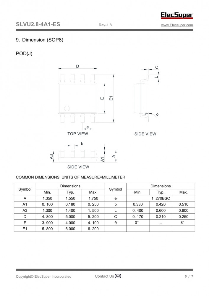 SLVU2.8-4A1-ES datasheet page 5