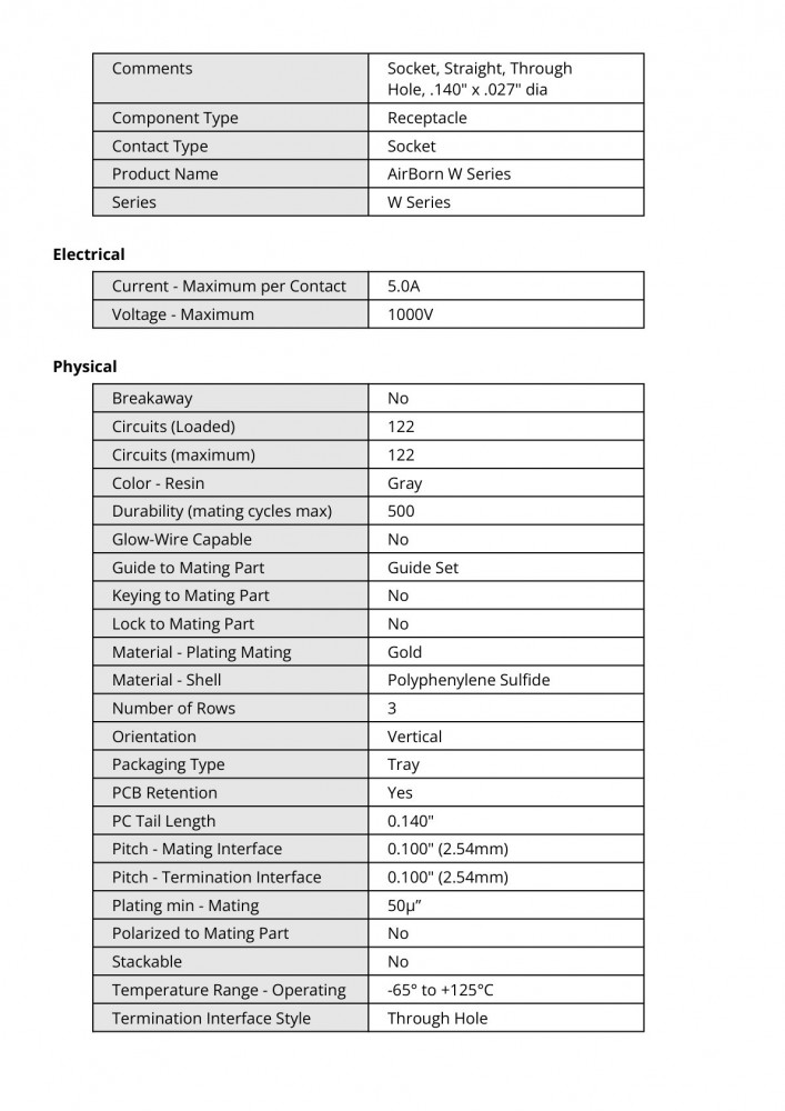 WGA122SAD9SY-B82 technical document image 2
