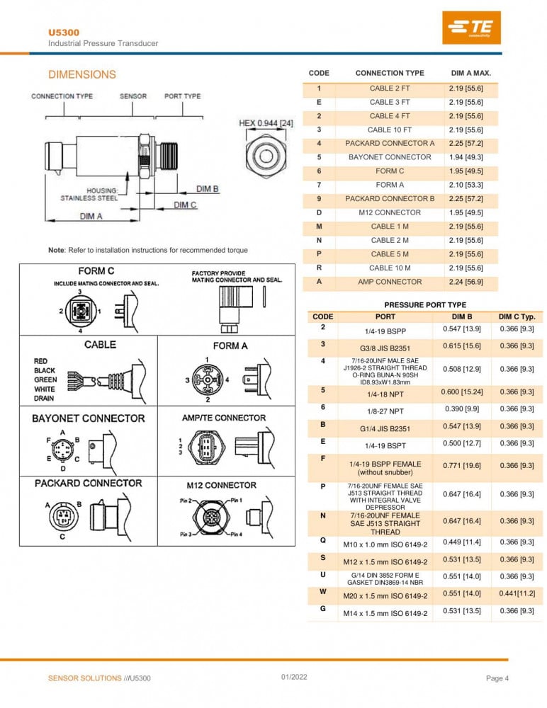 U5354 technical document page 4