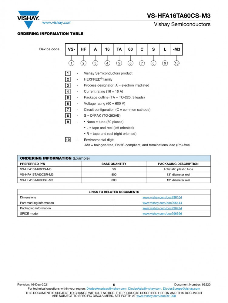 VS-HFA16TA60CS datasheet page 5