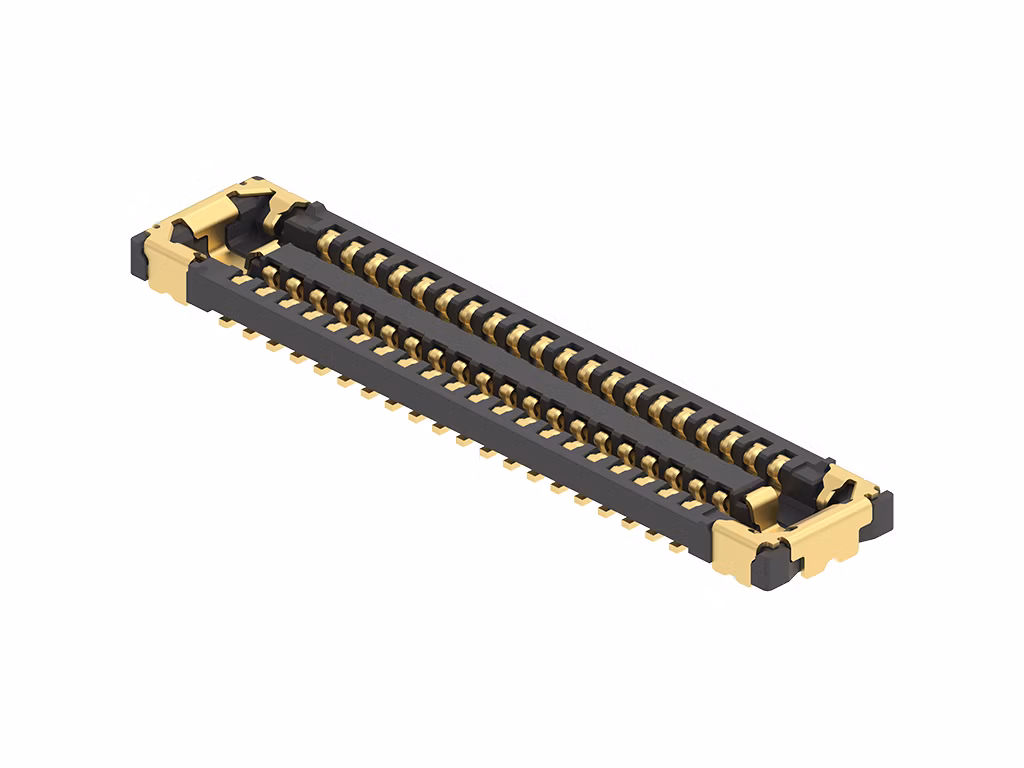 SlimStack Board-to-Board Plug, 0.35mm Pitch, ACB6+ Series, 0.60mm Mated Height, 1.90mm Mated Width, 60 Circuits, 8 Reels/Carton