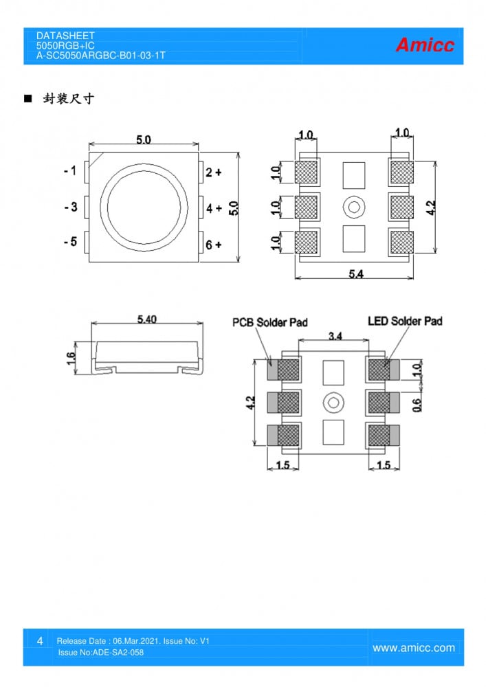 A-SC5050ARGBC-B01-03-1T datasheet page 4