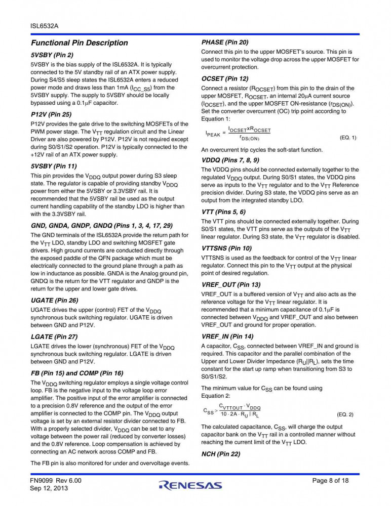 ISL6532A datasheet page 8