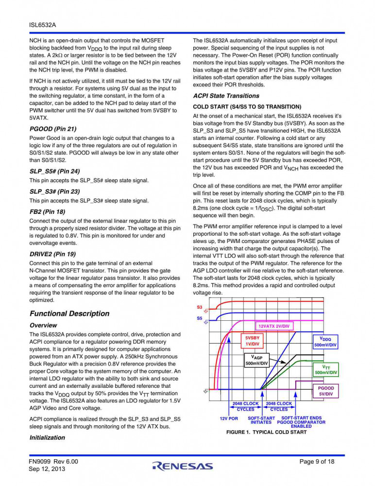 ISL6532A datasheet page 9