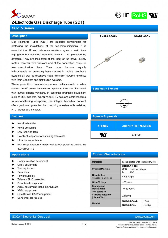 SC2E5 series documentation page 1