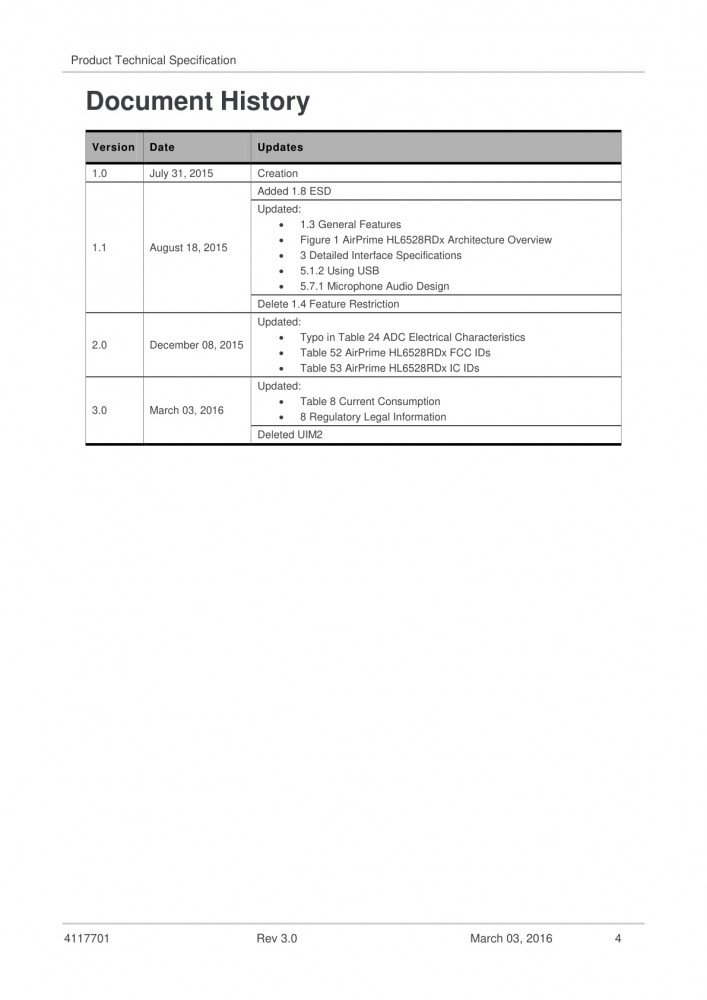 HL6528RDx technical specification preview, page 4
