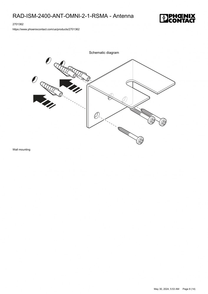 Phoenix Contact 2701362 technical document page 8