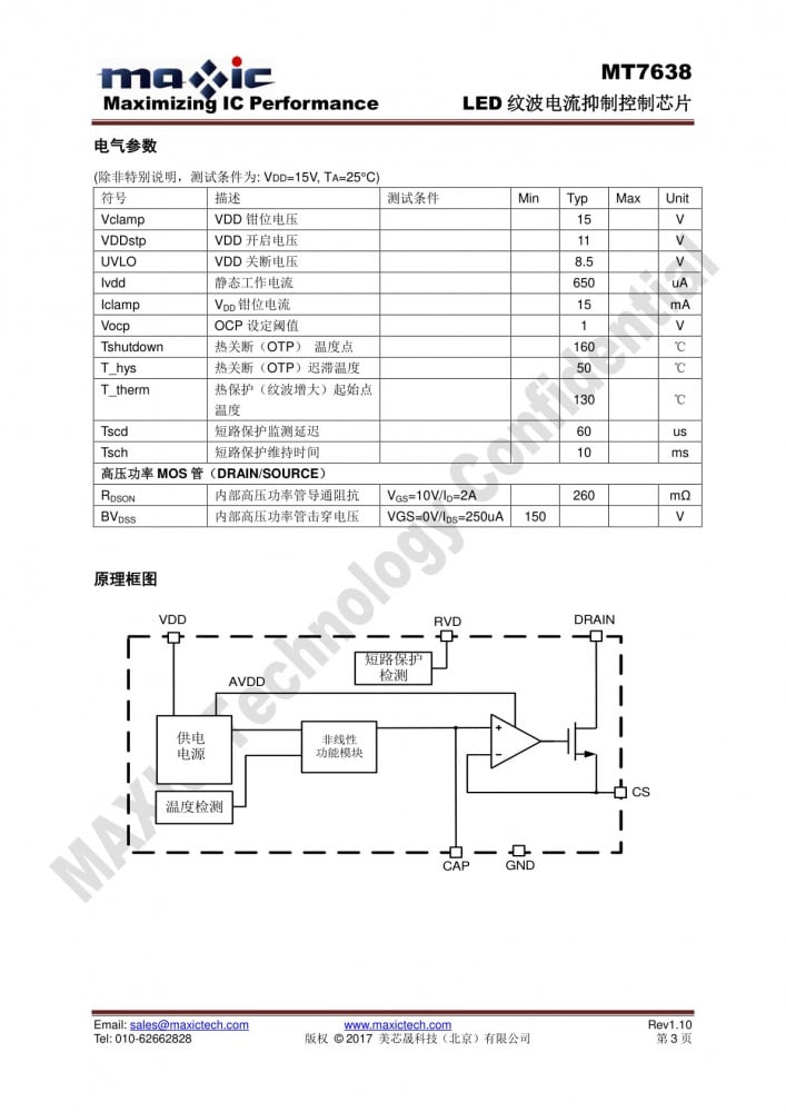MT7638 datasheet page 3