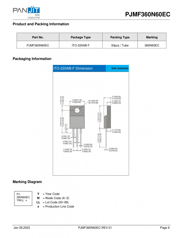 PJMF360N60EC datasheet page 6