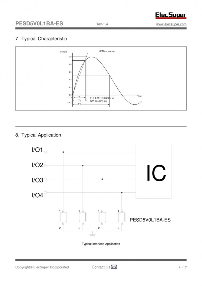 PESD5V0L1BA-ES datasheet page 4