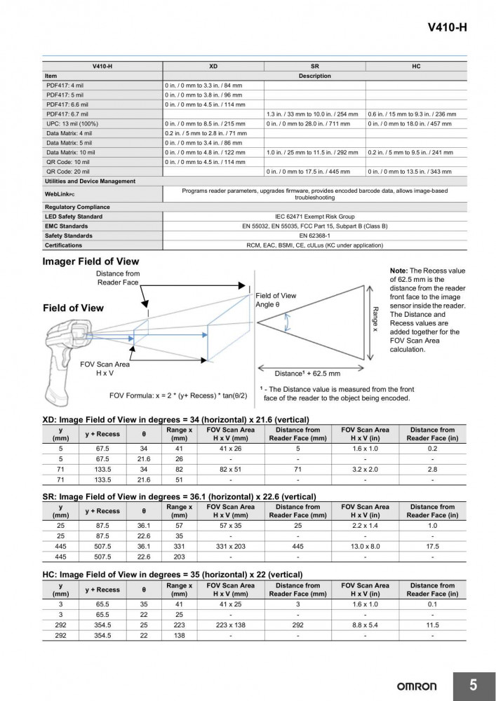 V410-H product documentation page 5