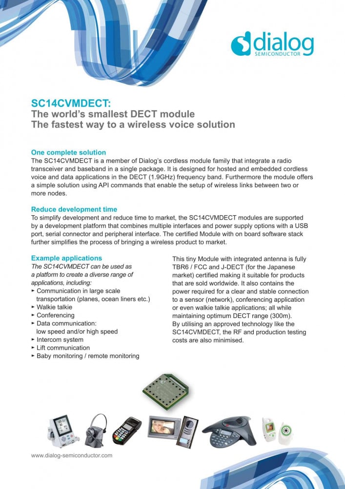 SC14CVMDECT technical document page 1