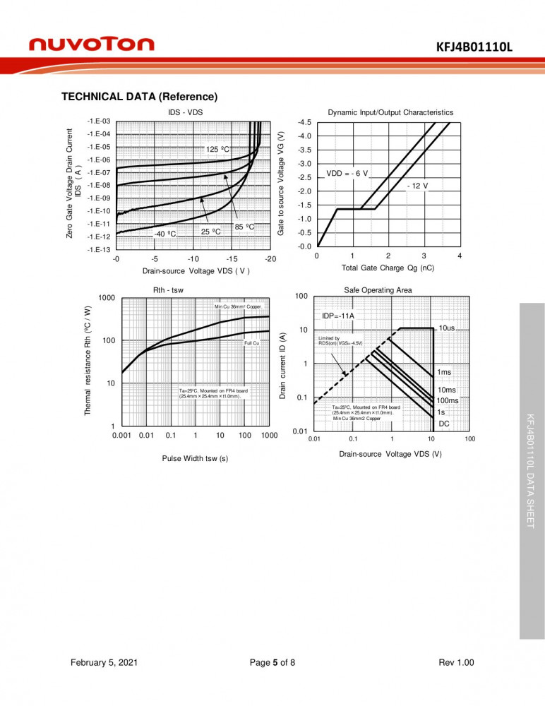 KFJ4B01100L datasheet page 5