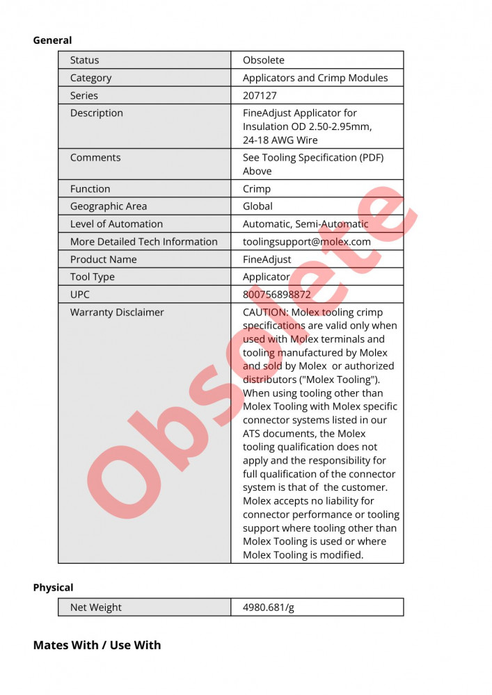 MOLEX 639002600 document preview, page 2