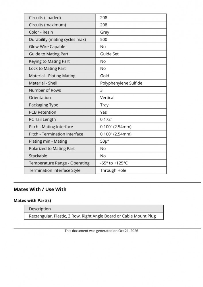 WG208SAD11SY technical document image 2